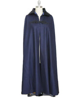 Boat Cloak Navy Blue wool Cape - Elegant FDR Military Cloak Style ...