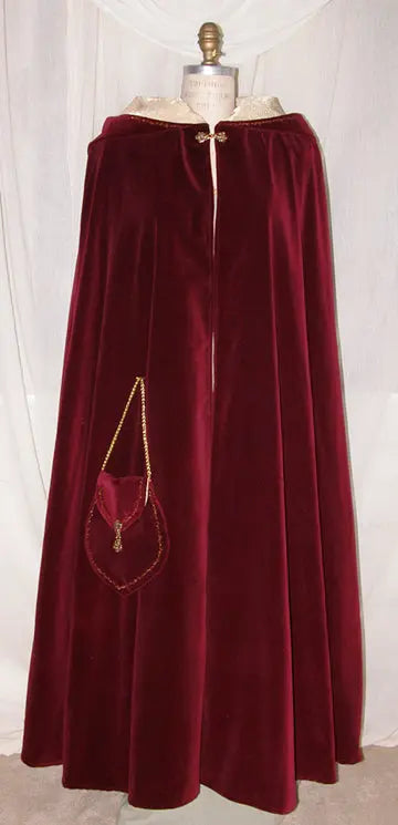 Red Wine Velvet Cloak – Carpatina